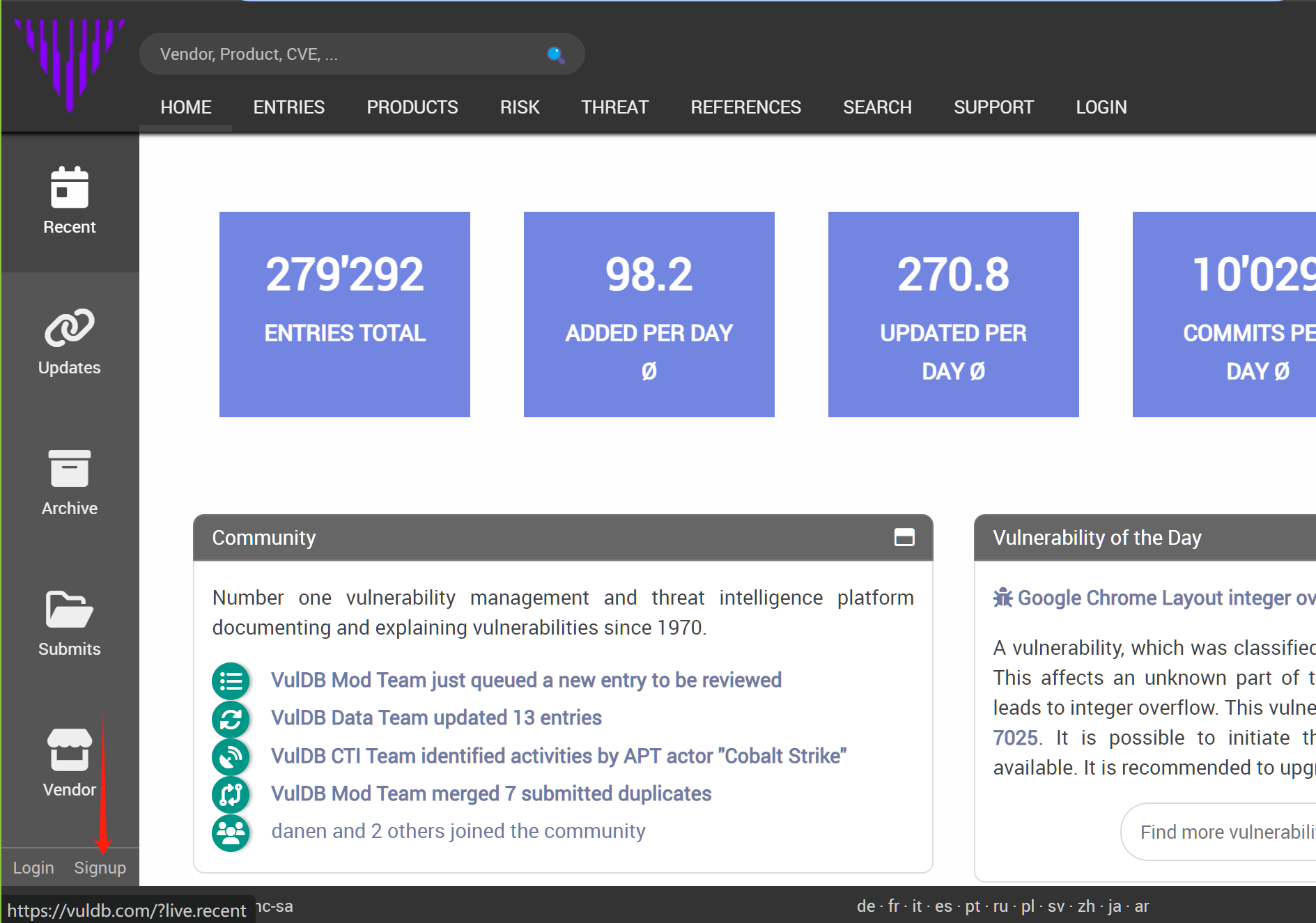 通过 VulDB 提交漏洞并获取 CVE 漏洞编号指南 – glzjin